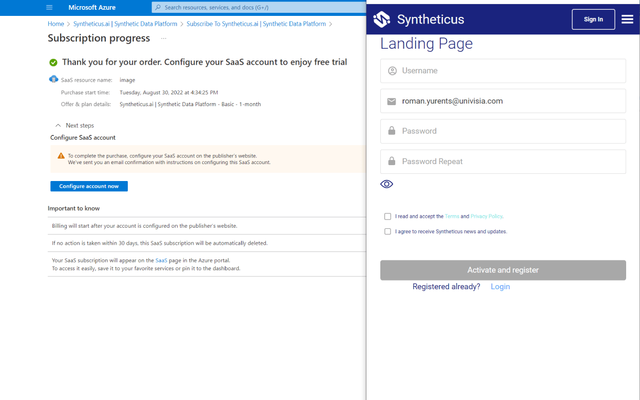 Univisia Azure Marketplace Saas Offering For Ai Startup